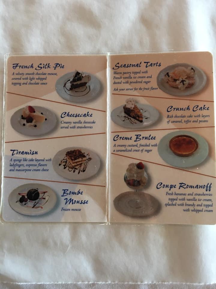 Menu at Bay Cafe French Restaurant, Fort Walton Beach, 233 Alconese Ave SE