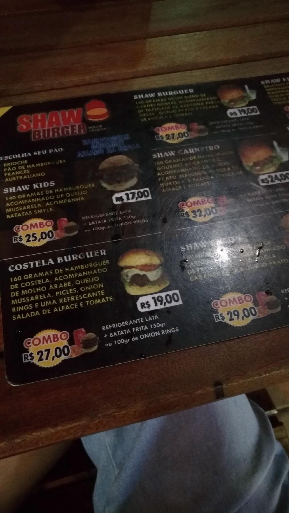 Menu at Shawarma House Lanches Árabes restaurant, Palmas, 704 Sul