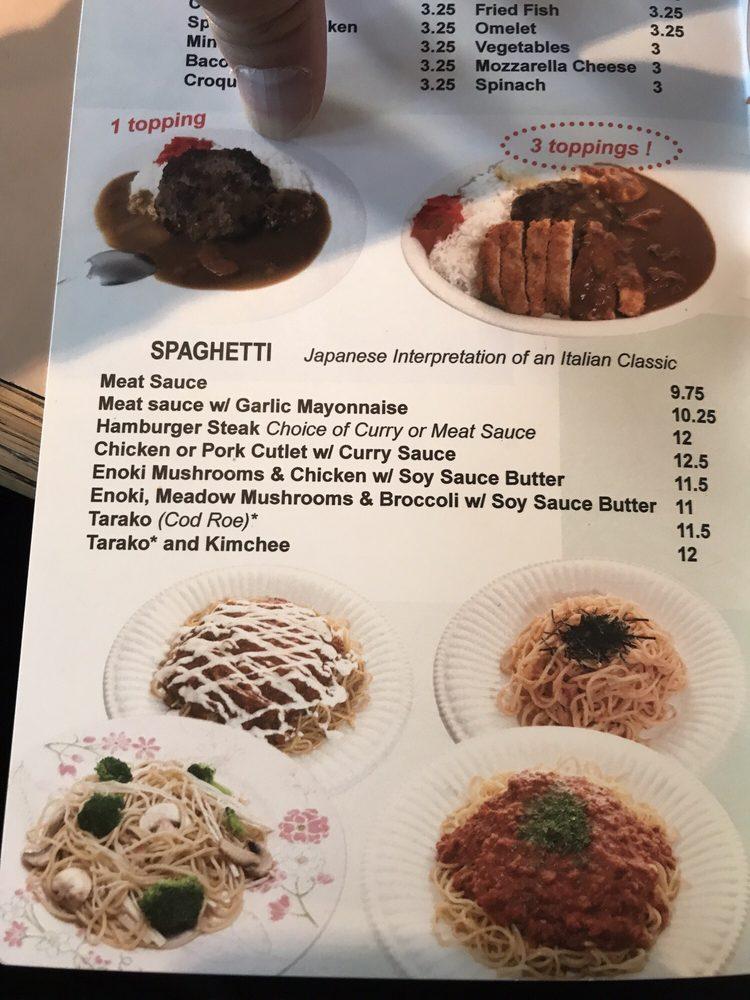 Menu at Fort St. George restaurant, Seattle