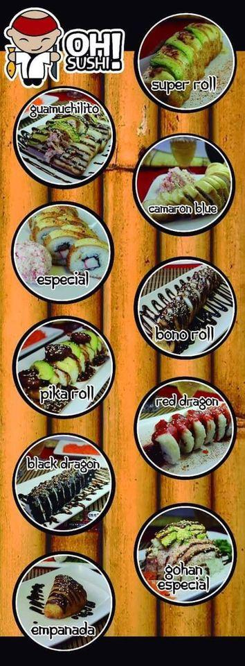 Carta del restaurante ¡Oh Sushi ", Navolato