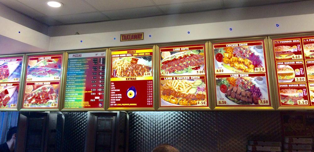 Menu at London Best Kebab restaurant, London, 160 Uxbridge Rd
