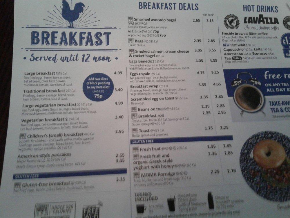 Menu at The Bridge House - JD Wetherspoon pub & bar, Chippenham