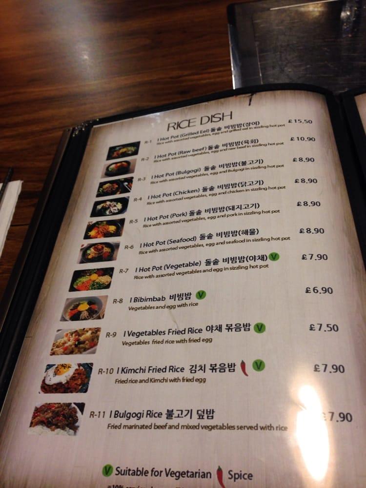 Menu at YORI (Piccadilly Circus) restaurant, London, 6 Panton St