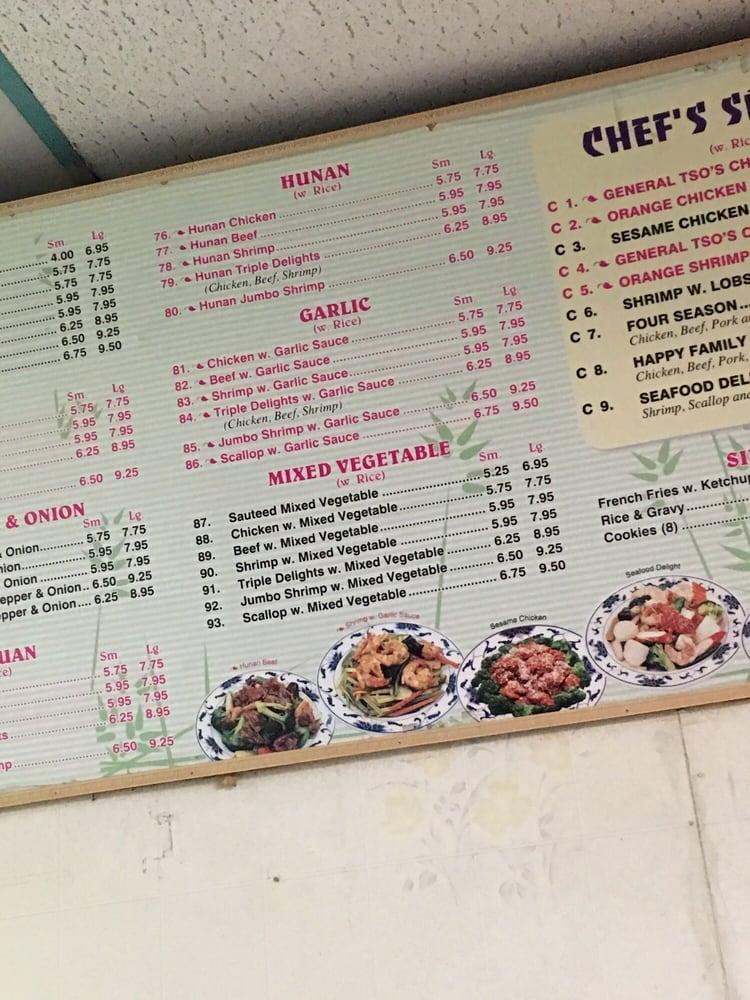 Menu at Best Chinese Carry Out restaurant, Baltimore