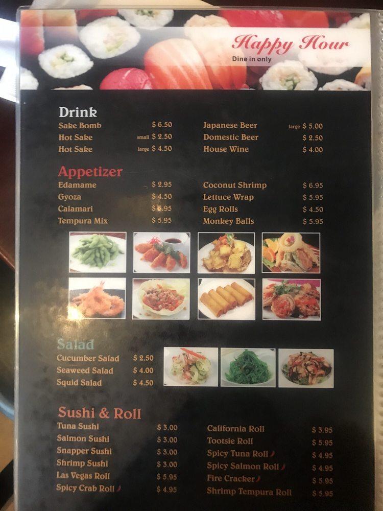 Menu at Say Sushi restaurant, Maricopa