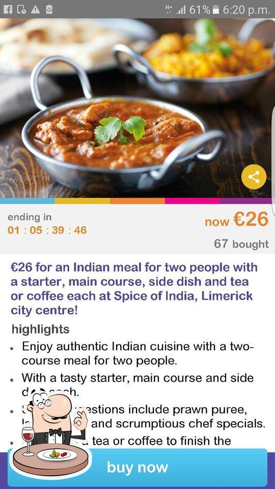 Bambu in Limerick - Restaurant menu and reviews