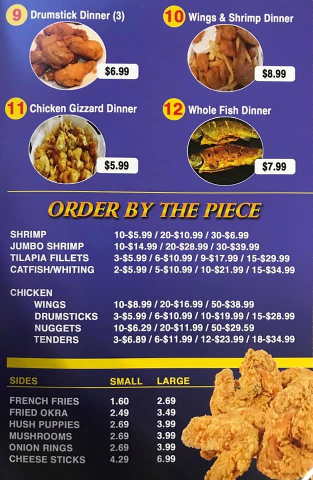 Menu at Mr. Seafood Restaurant, Cape Coral