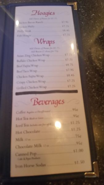 Menu at Walnut Grove Bar & Grill, Walnut Grove