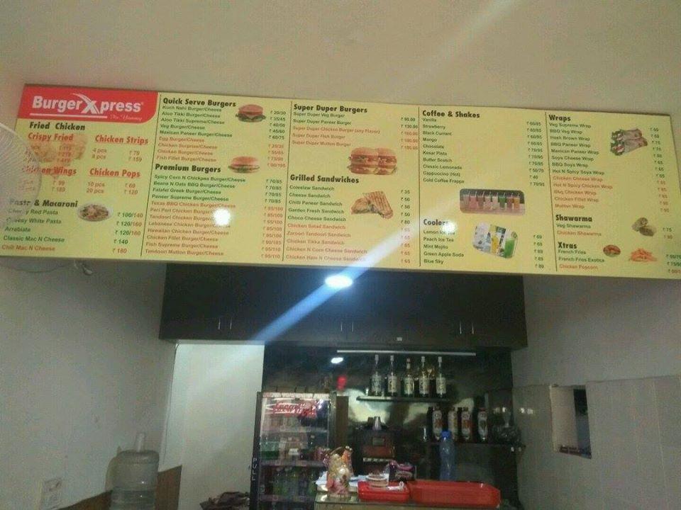 Menu at Burger Xpress, Faridabad, Shop 23 & 24