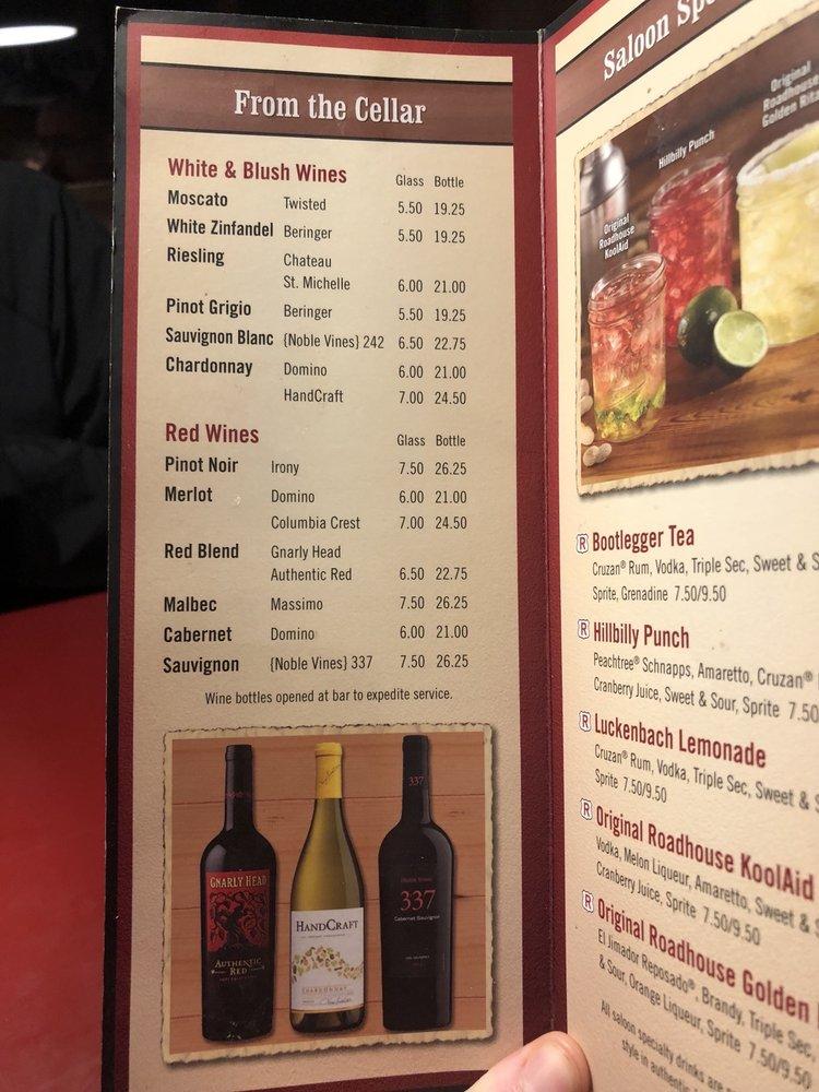 Menu at Original Roadhouse Grill steakhouse, Springfield