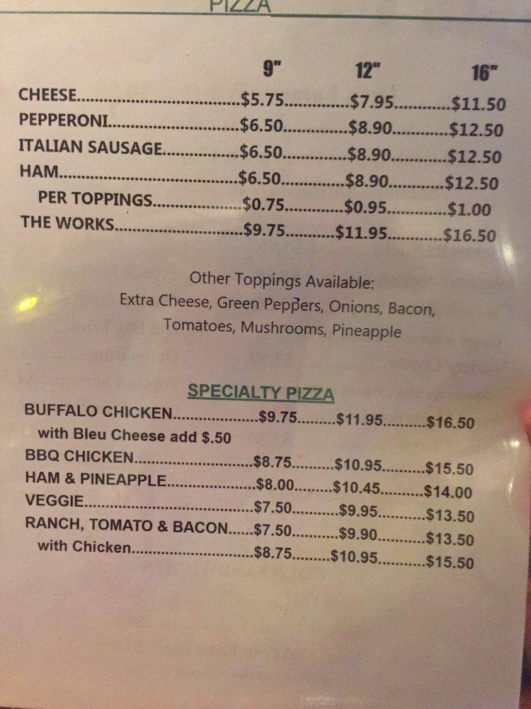 Menu at Ott House pub & bar, Emmitsburg