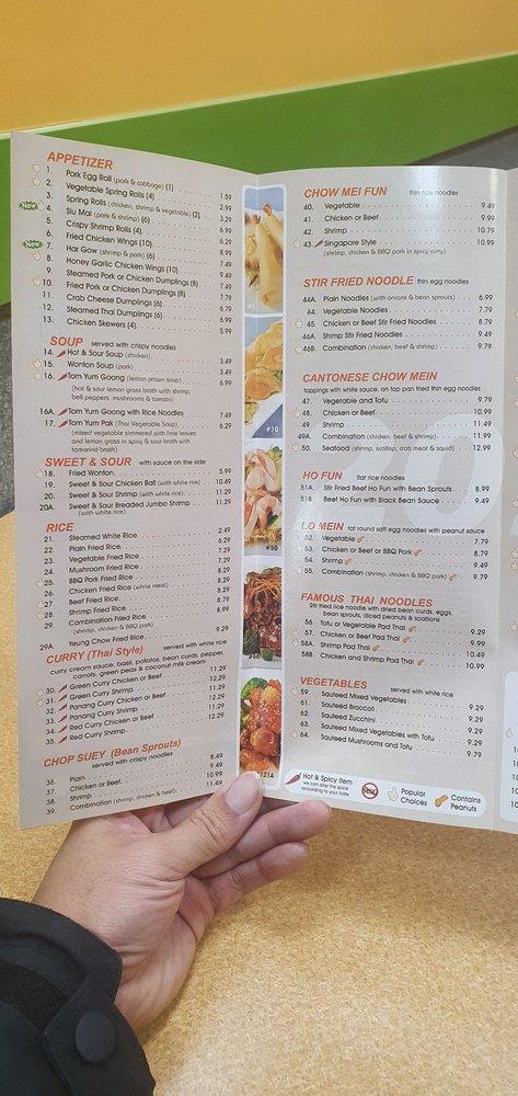 Carta del restaurante Mr Dumpling, Newmarket, Yonge St