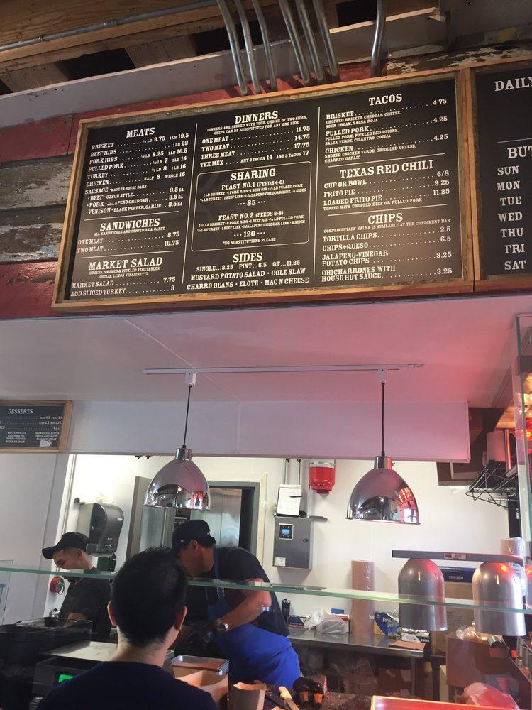 Menu at The Pit Room BBQ, Houston