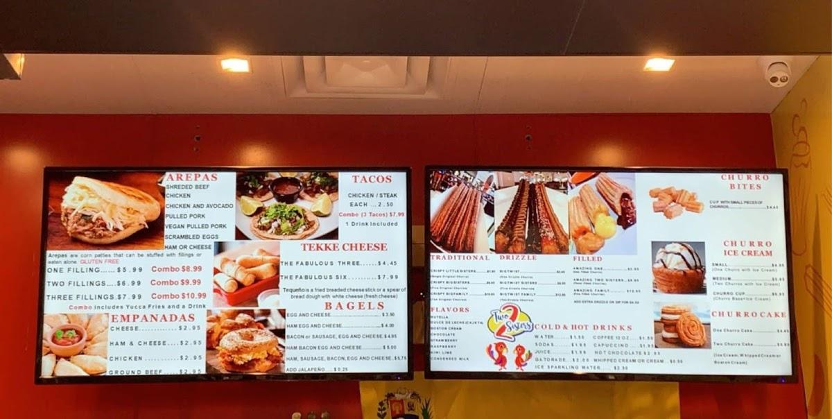 Menu at Two Sisters desserts, Kennesaw