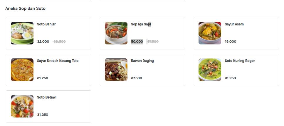 Carta del restaurante Restoran & Makanan Enak Di Sentul City Bogor ...