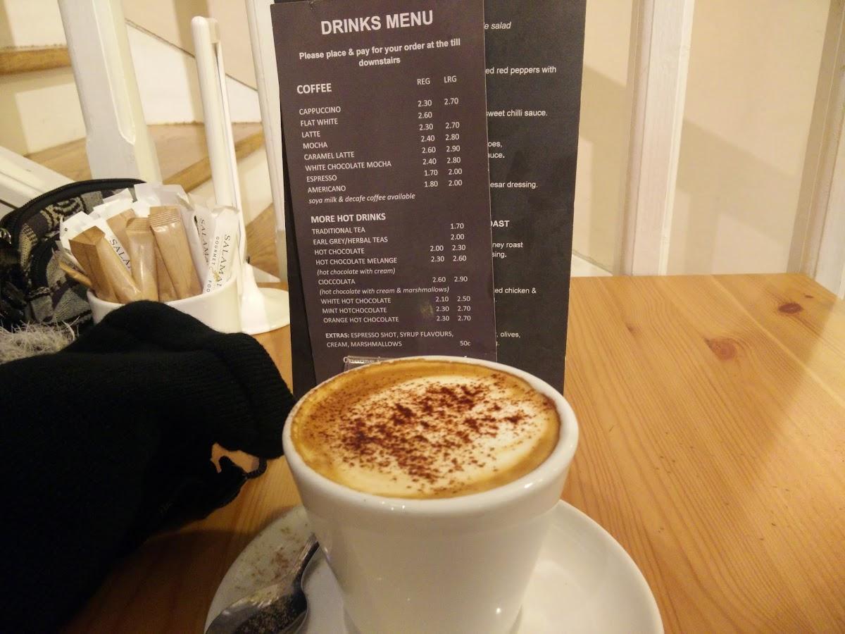 Menu at Upstairs Downstairs Cafe, Clifden