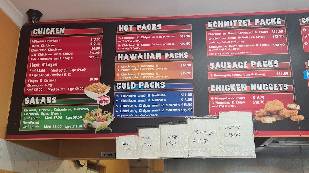 Menu at Golden Chicken And Seafood restaurant, Glenunga