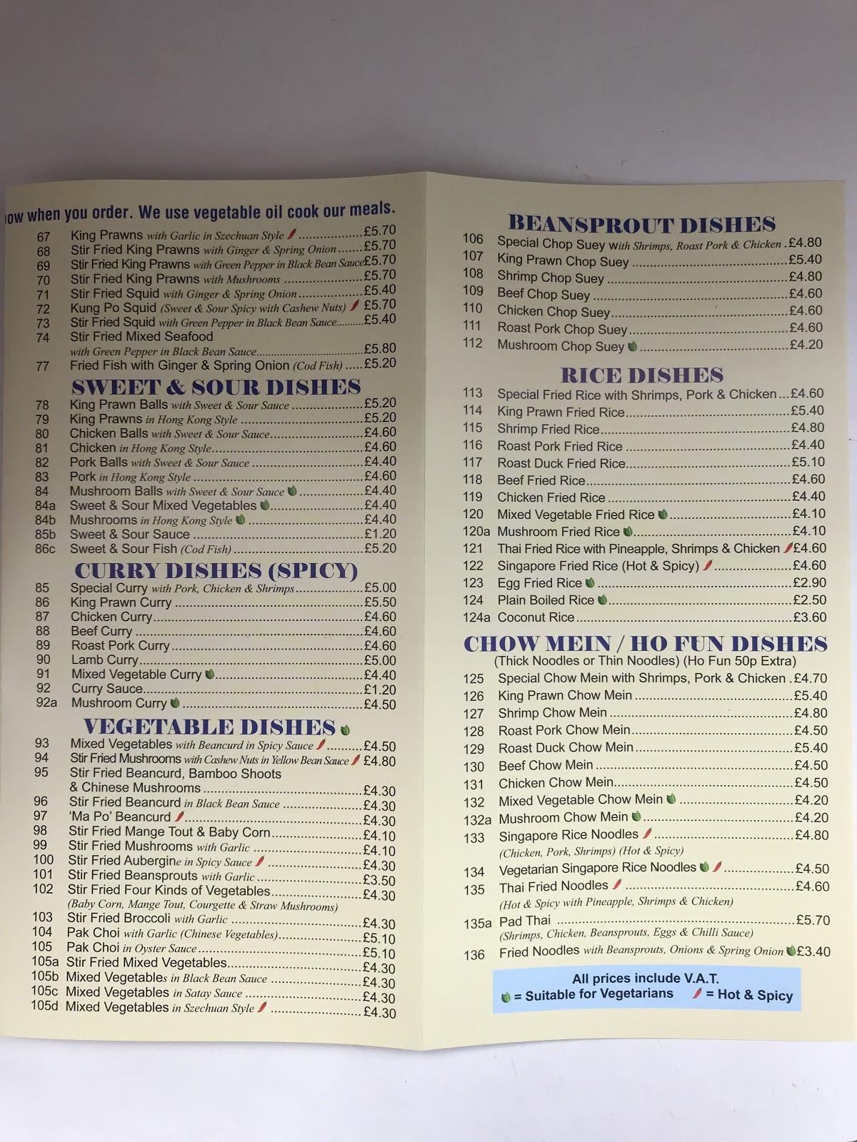 Menu at Eat Well fast food, Bushey