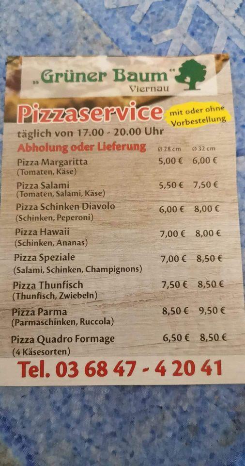 Speisekarte von Gaststätte Grüner Baum restaurant, Viernau