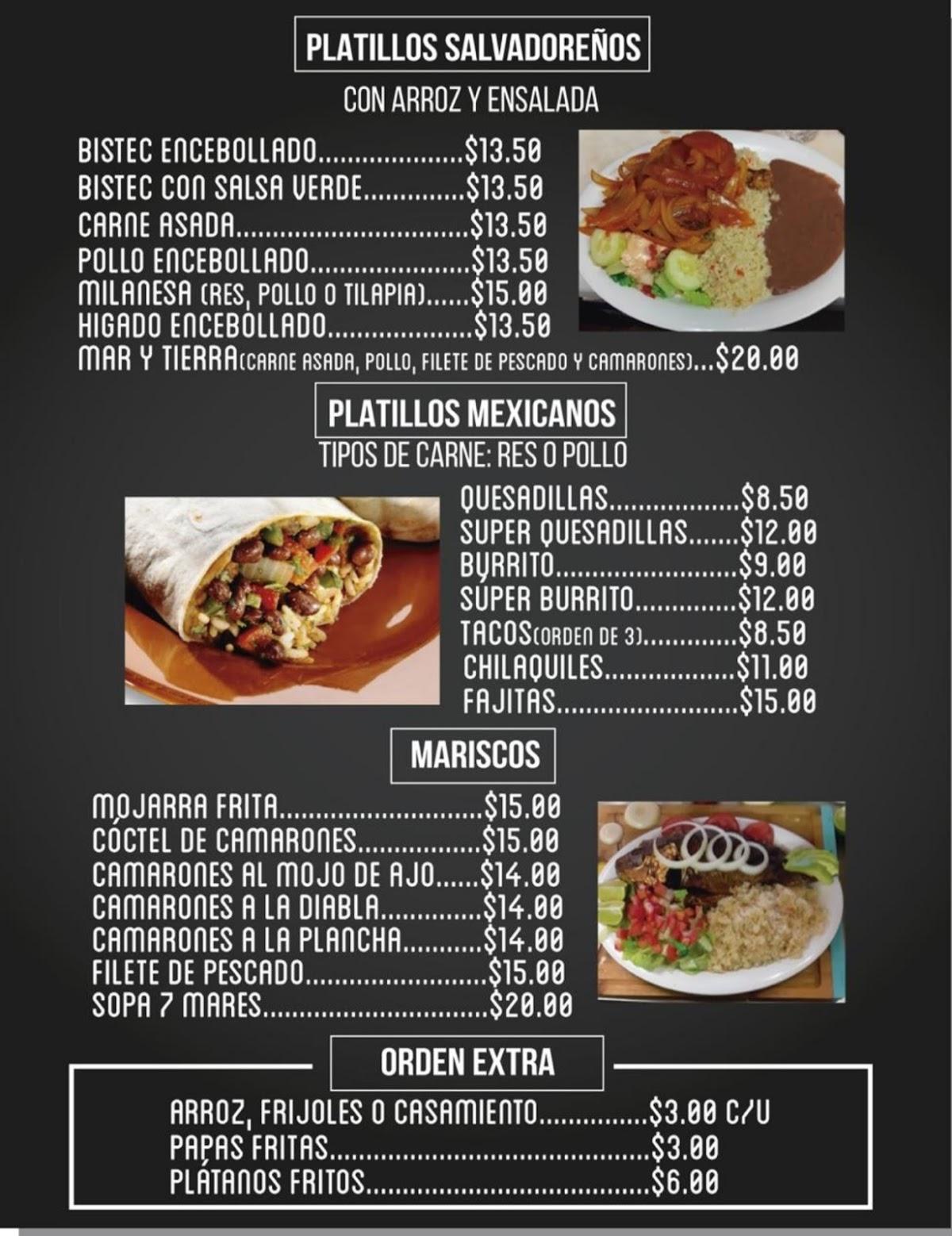 Carta de La perla de Oriente Restaurant, Daly City, Mission St