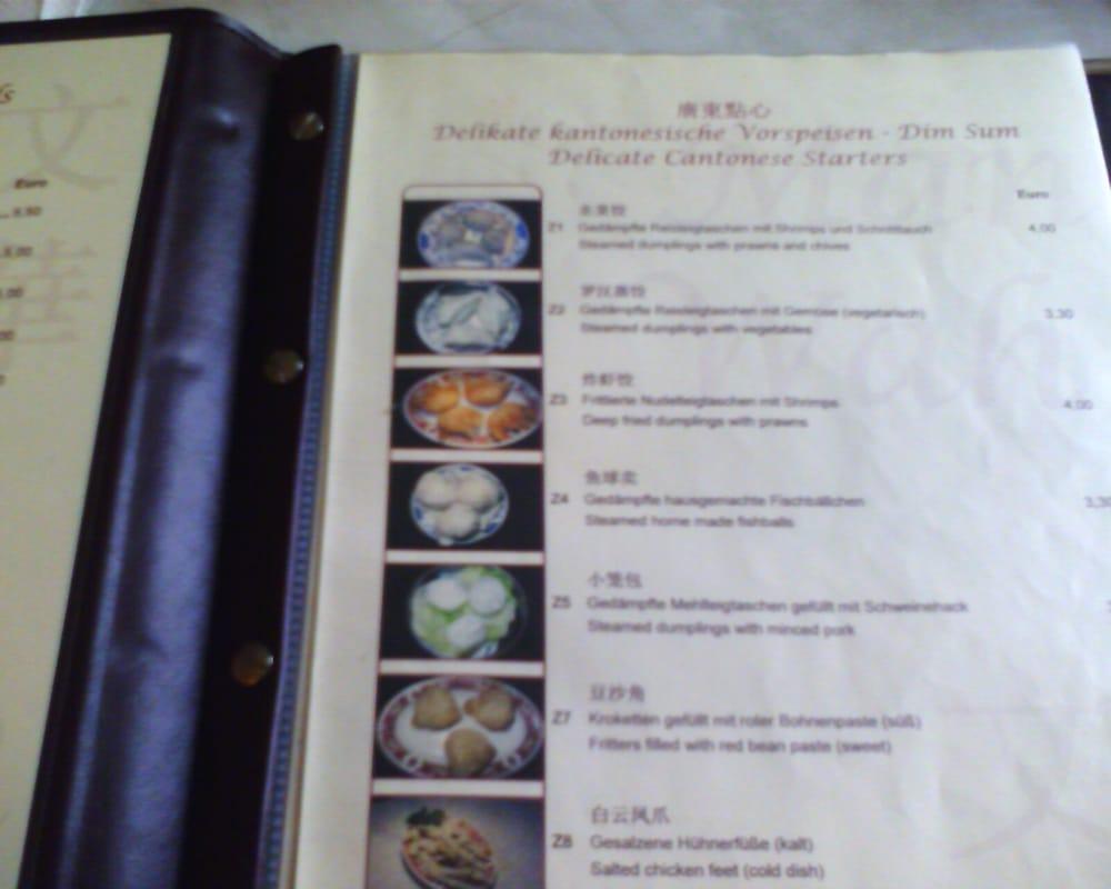 Speisekarte von MAN WAH China Restaurant, Hamburg