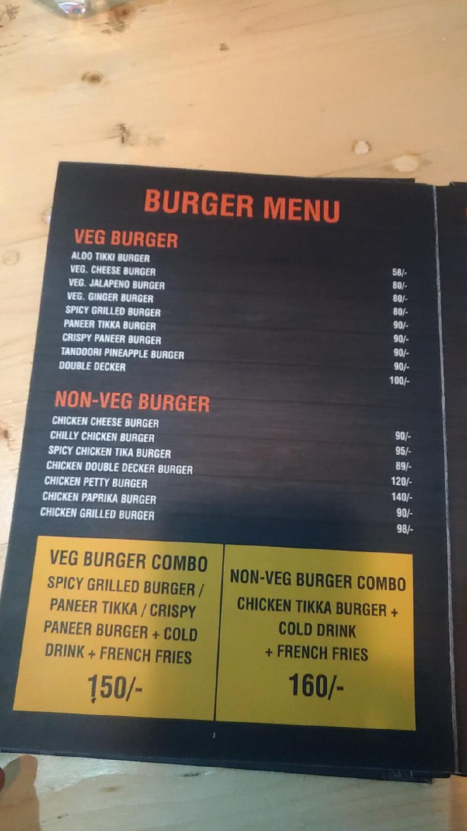 Menu at The New Urban cafe, Tarn Taran Sahib, SCO 15