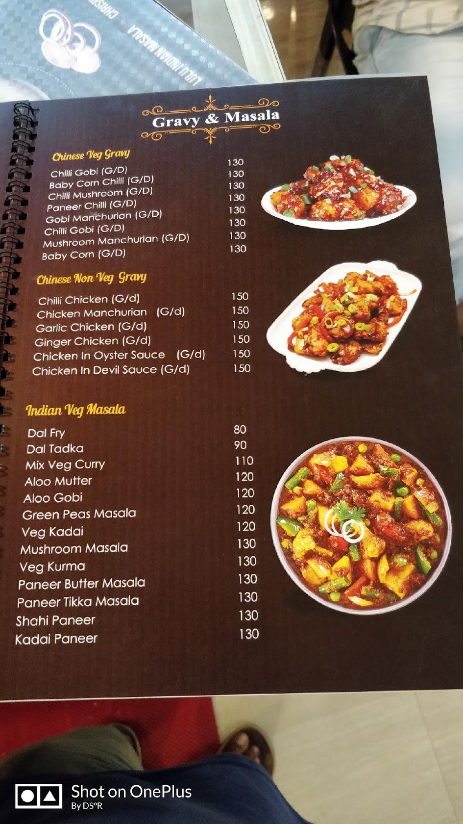 Menu at Chillax Hot & Cool, Chennai