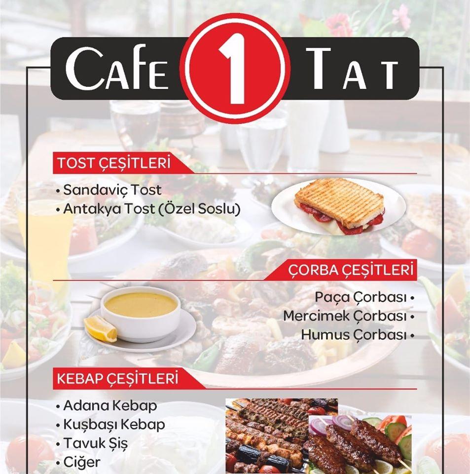 Menu at CAFE 1 TAT, Goenyeli