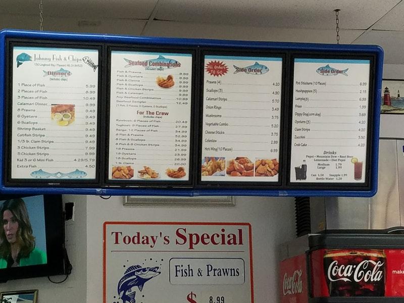 Menu at Tugboat Fish & Chips fast food, Pleasant Hill