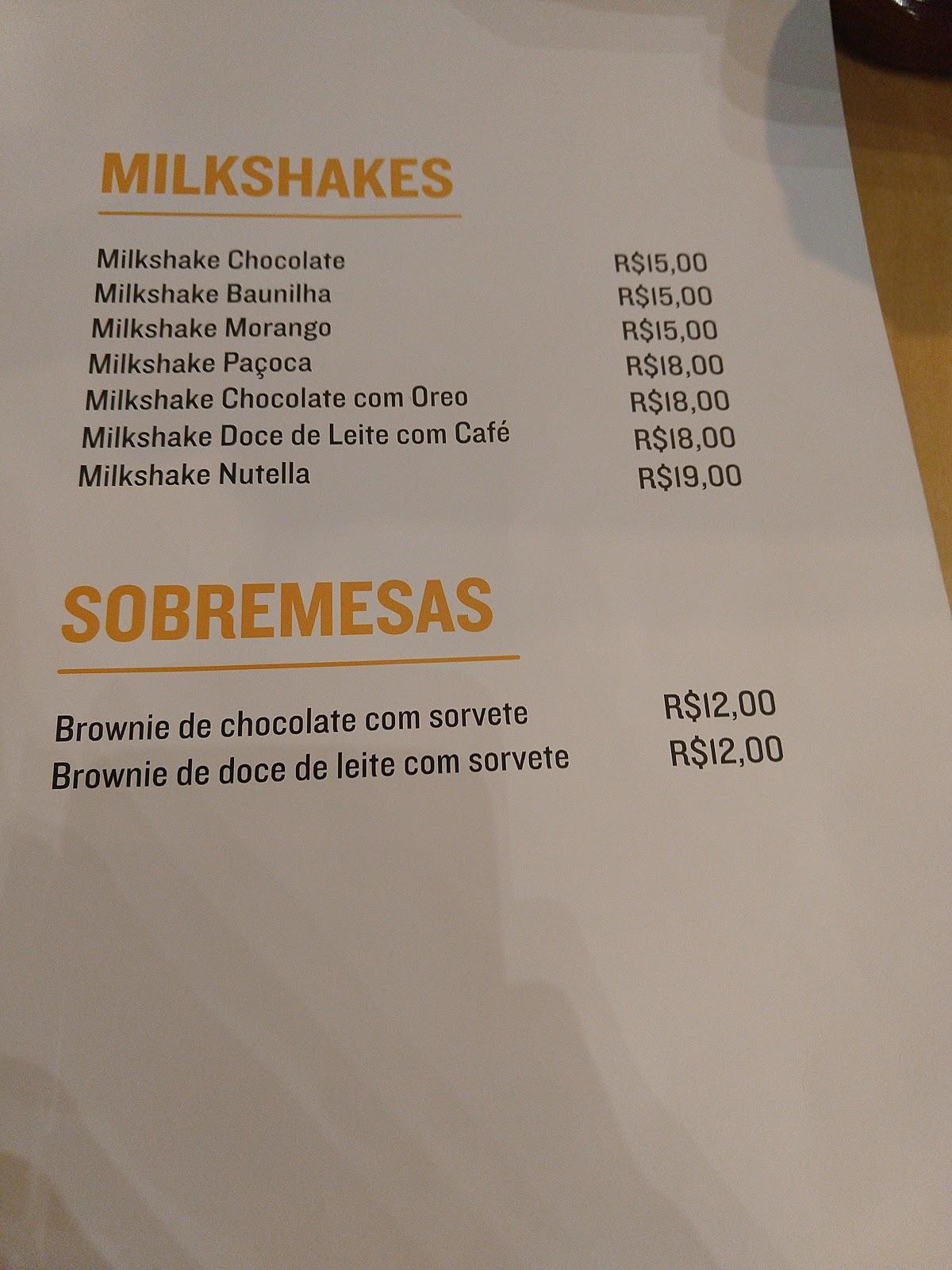 Carta del restaurante Pit's Burger Suzano - Hamburgueria, Suzano