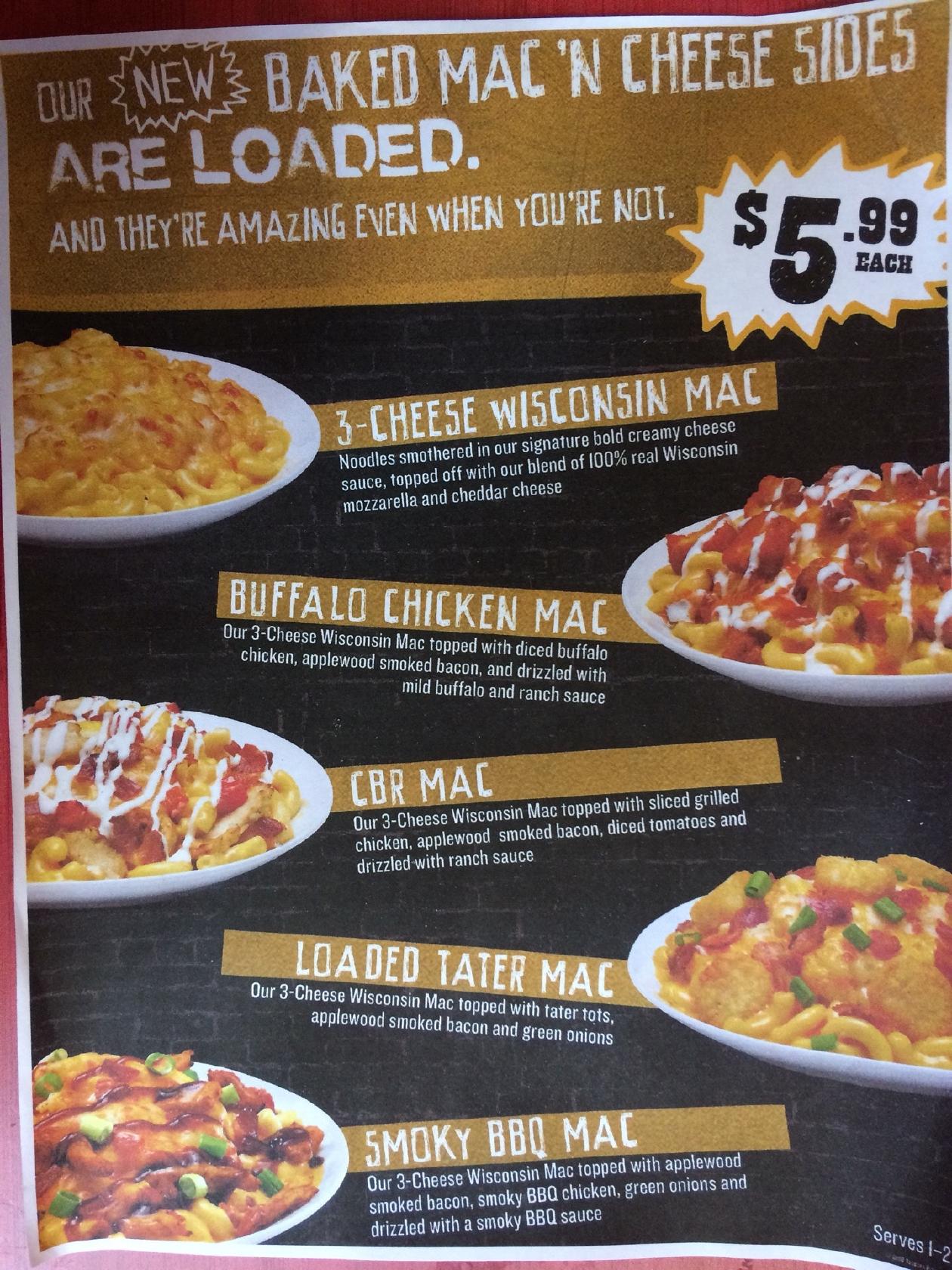 Menu at Toppers Pizza pizzeria, Sheboygan
