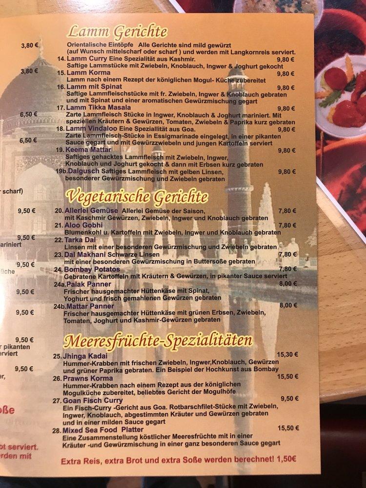 Menu at Asia Point restaurant, Düsseldorf