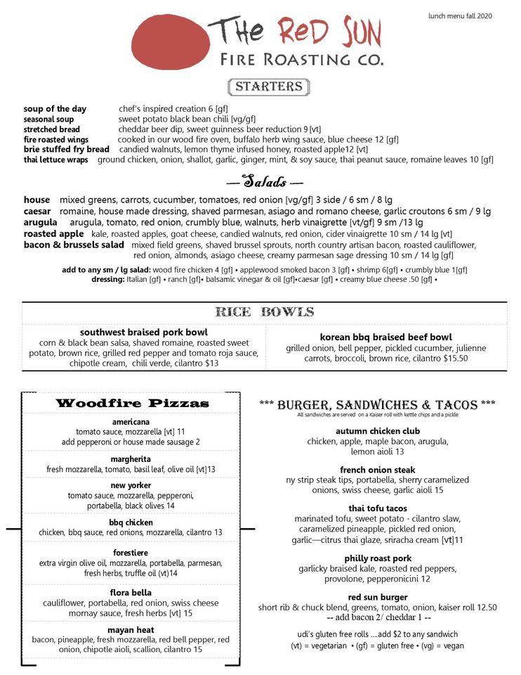 Menu at Port City Cafe & Bakery, Oswego