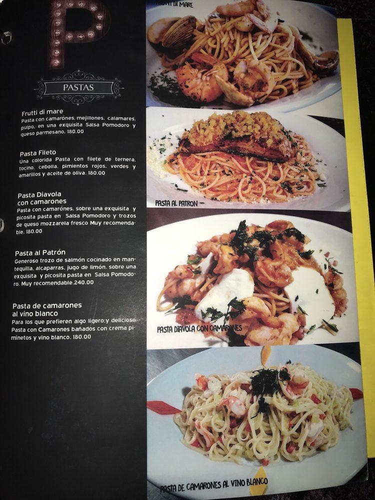 Carta de Angus Bar, Guanajuato