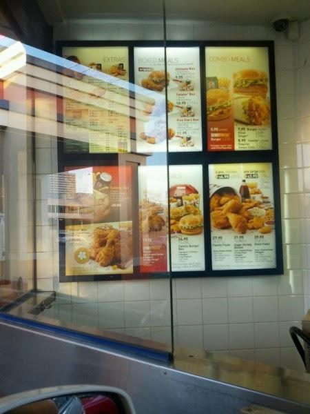 Menu at KFC Woden fast food, Phillip, 48 Botany St