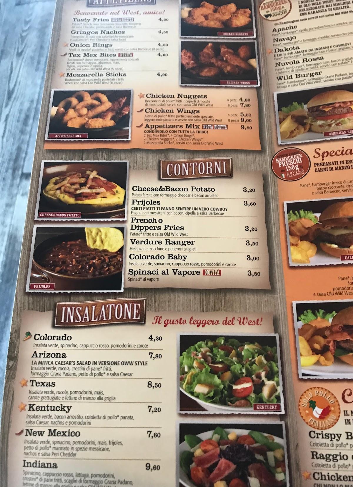 Menu at Old Wild West - San Benedetto del Tronto pub & bar, San ...