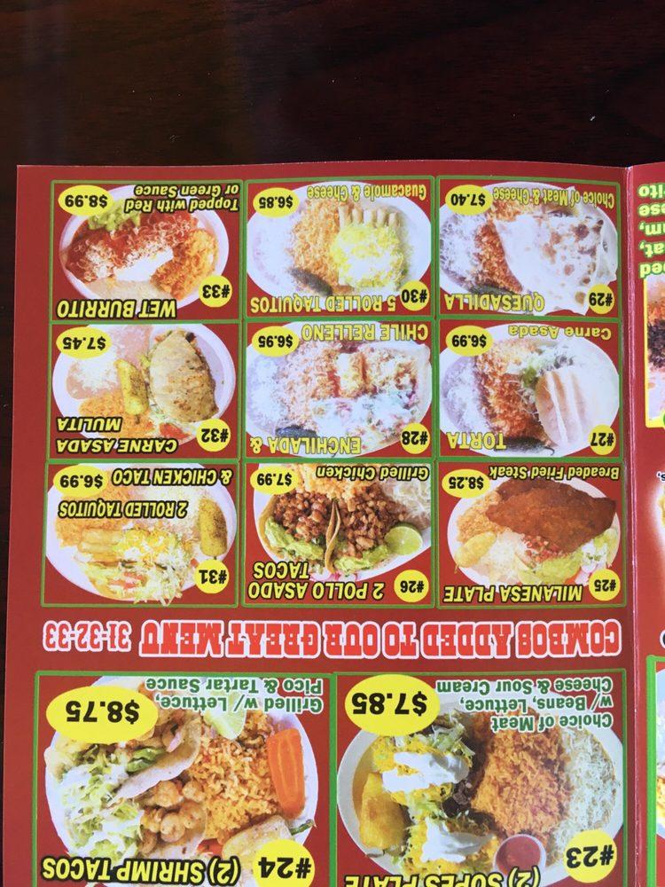 Menu at Albarito's Mexican Fresh Food, Long Beach