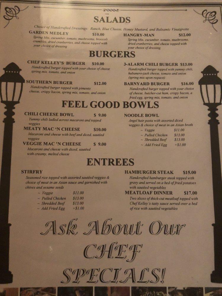 Menu at The McGuire Estate pub & bar, Sylva