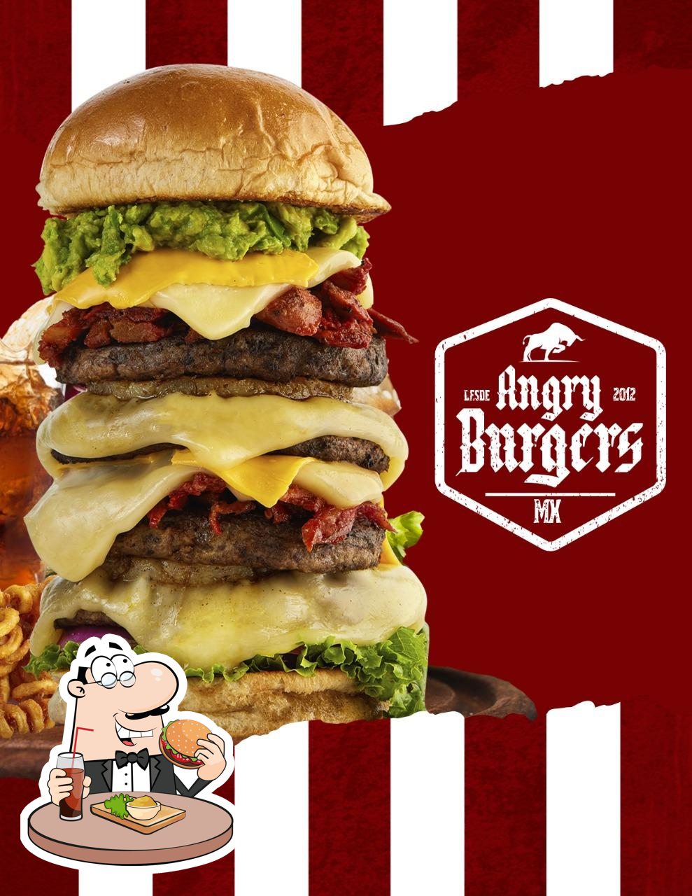 ANGRY BURGERS PLAZA LAS AMERICAS restaurant, Merida - Restaurant menu ...