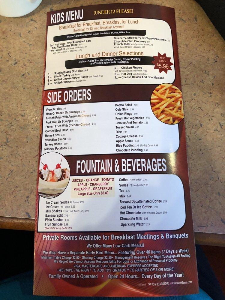 Menu at Club House Diner, Bensalem, Street Rd