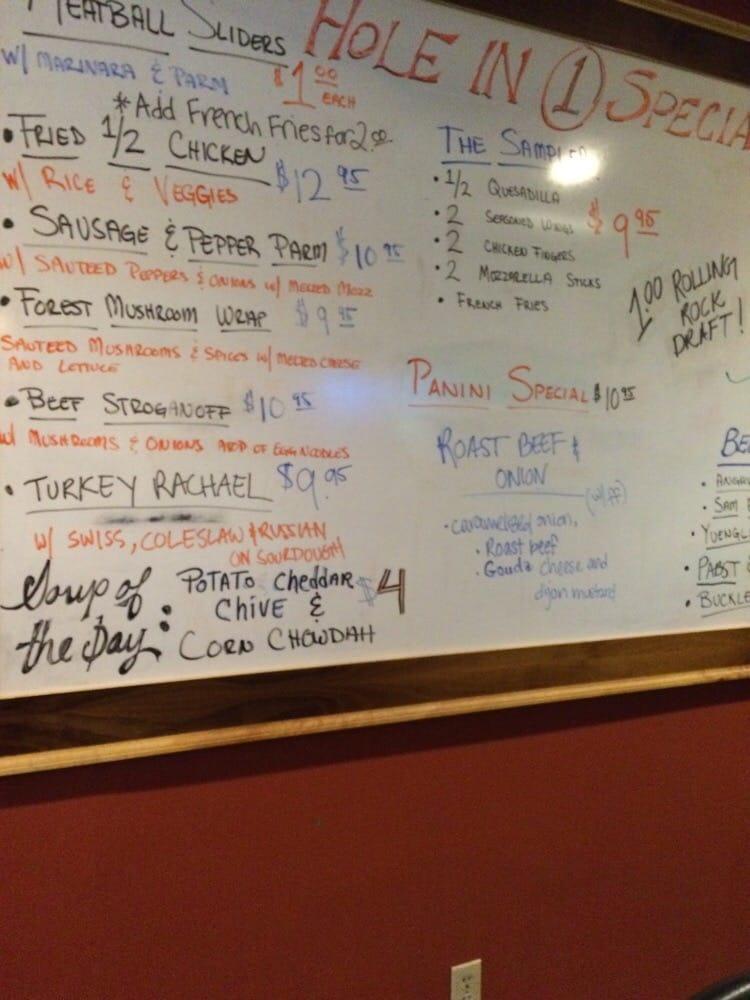 Menu at Bogies Restaurant & Pub, Great Barrington