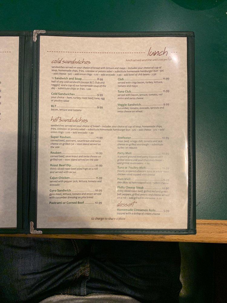 Menu at Good Morning Cafe, Camarillo