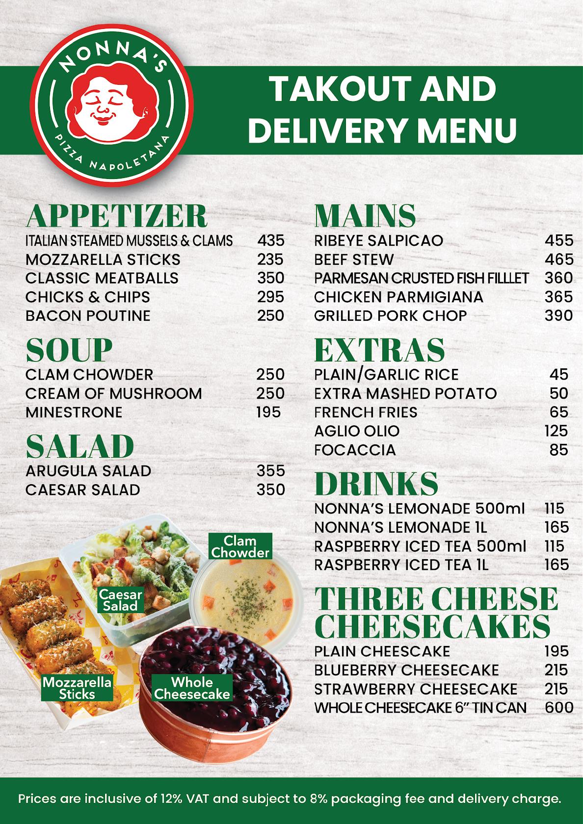 Menu at Mama Lou's Italian Kitchen - Madison Galeries restaurant ...