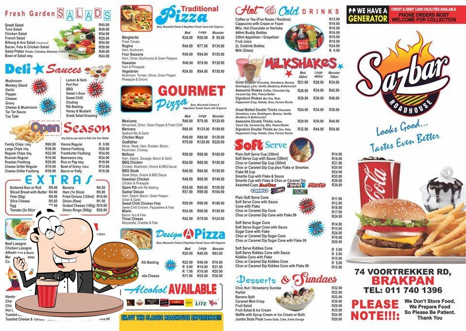 Sazbar Roadhouse Brakpan, Brakpan - Restaurant reviews