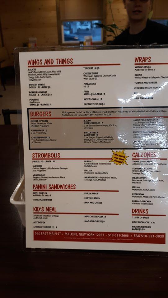 Menu at Something Different Pizza & Deli restaurant, Malone