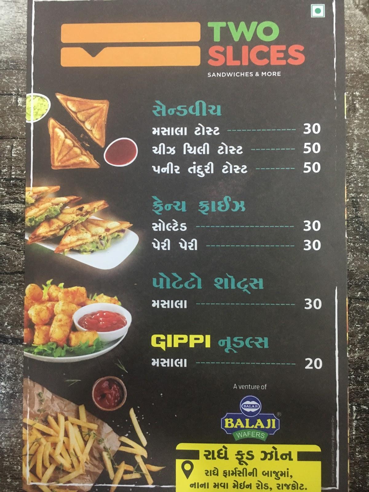 Menu at Balaji Fast Food, Rajkot, 7QHJ+7GH
