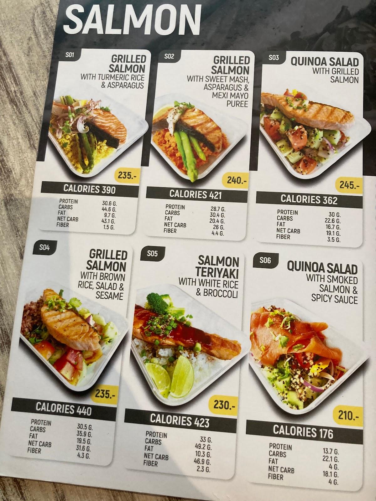 Menu at Pure Prep Chalong restaurant, Chalong