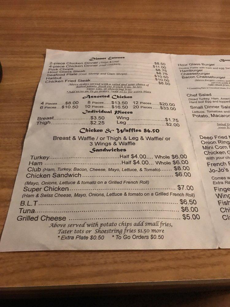 Menu at Chicken Little restaurant, Portland