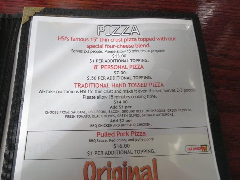 Menu at The Howard Street Inn pub & bar, Niles