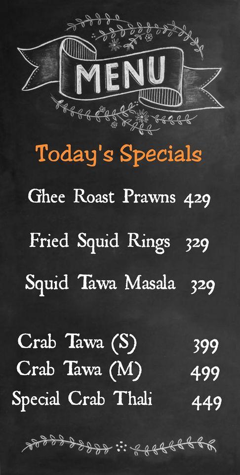 Menu at Fresh Off The Boat, Pune